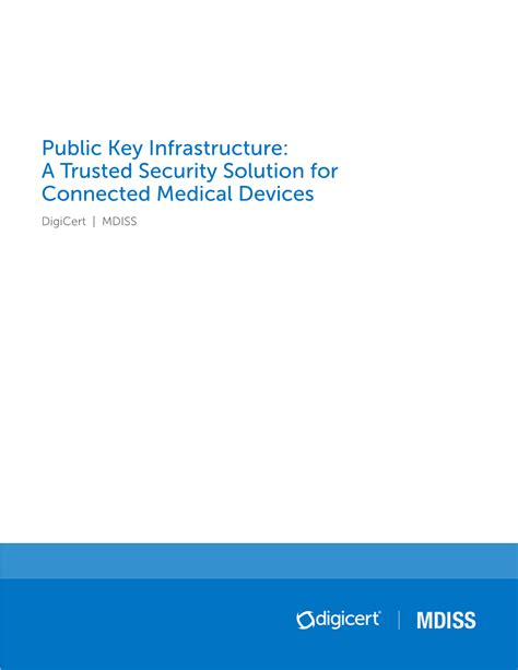 Public Key Infrastructure A Trusted Security Solution For Connected