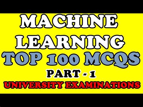 Machine Learning MCQ Questions And Answers Reason Town