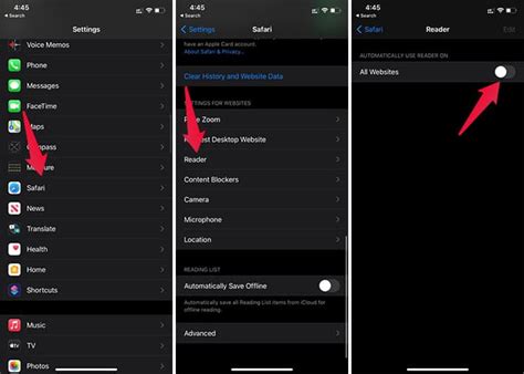 how to get reader view in safari on iphone and customize it mashtips
