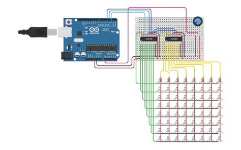 X LED Matrix Circuit Design