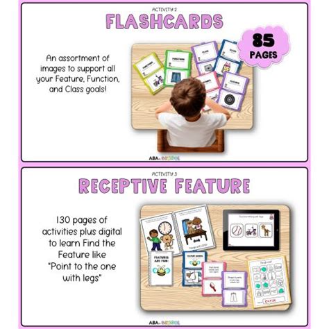 Feature Function Class Activities For Language Development Aba In School