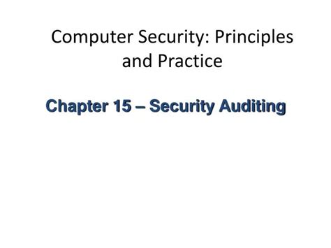 Ppt Computer Security Principles And Practice Powerpoint