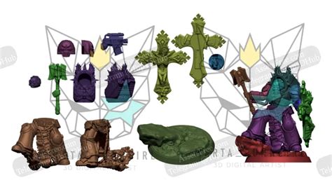 Terminator Chaplain Marta Free High Quality Models