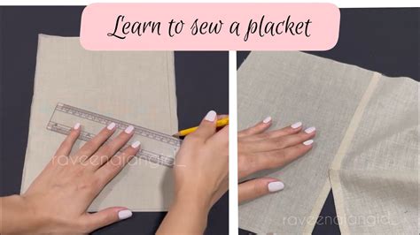 Learn To Sew A Placket Day 13100 Patternmaking Diy Patterncutting