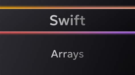 Getting Started With Swift Arrays Icommunity