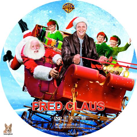 Fred Claus Dvd Labels 2007 R1 Custom