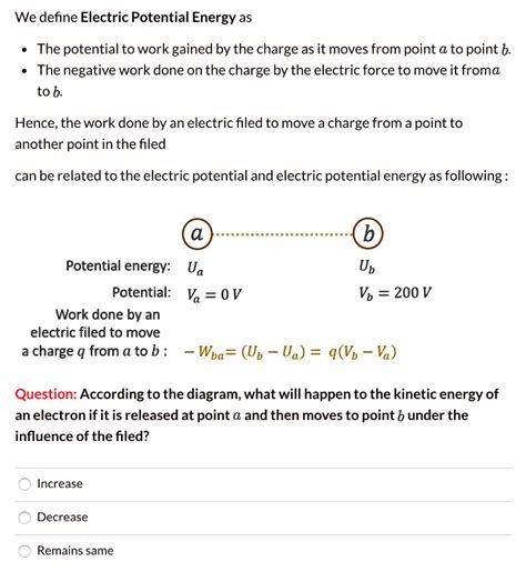 Electric Potential Energy Exercises At Connor Nicolay Blog