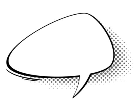 Cartoon Speech Bubble Clipart Vector Balloon Speech Bubble Balloon Dialog Box Bubble PNG