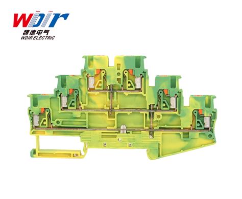 Grounding Terminal Triple Level Terminal Block 25mm Connector And