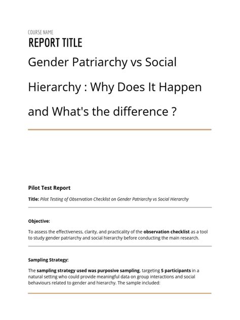 Pilot Test Report Pdf