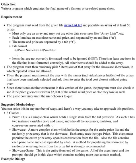 solved objective write a program which emulates the final