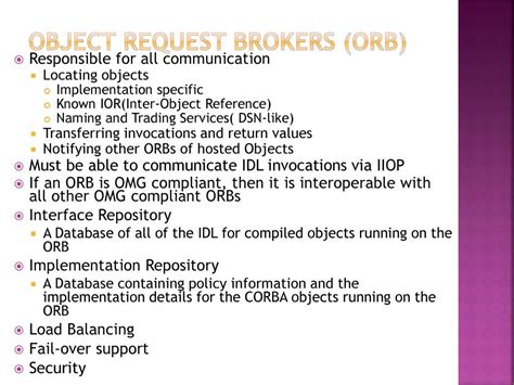 common object request broker architecture corba ppt download