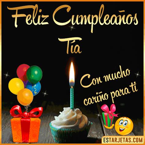 Feliz Cumpleaños Tía Imágenes  Tarjetas Y Mensajes