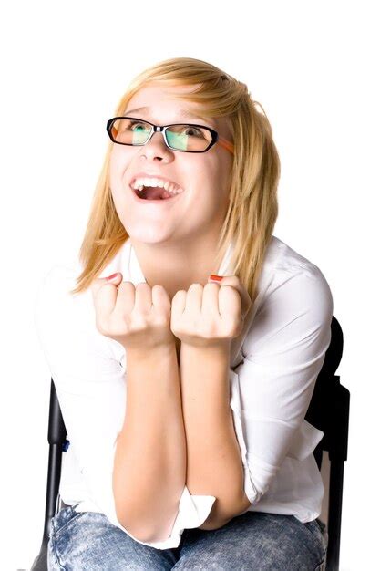 Premium Photo Portrait Of Beautiful Woman Against White Background