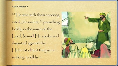 Acts 91 31 The Conversion Of Saul Paul Pnc Bible Reading