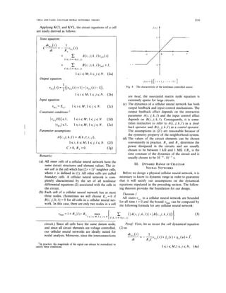 Cellular Neural Networks Theory PDF