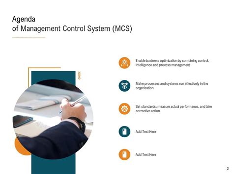 Management Control System MCS Powerpoint Presentation Slides Presentation Graphics