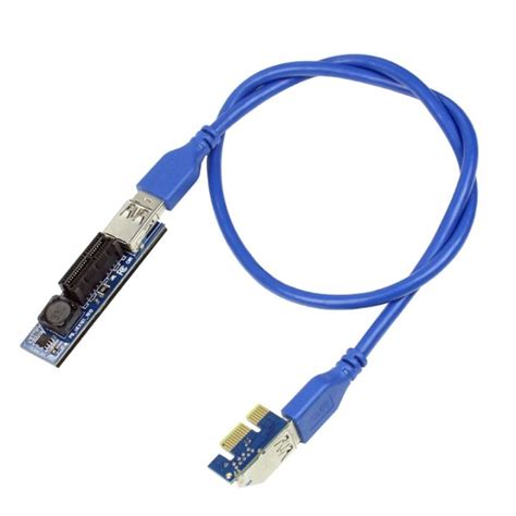 Mini PCI E X1 Extension Cable PCI E X1 To PCIE X1 Converter Adapter Card USB3 0 PCI E Interfaces