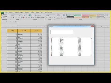 Excel Como Cargar Llenar Datos De Hoja Excel A Listbox Vba Artofit