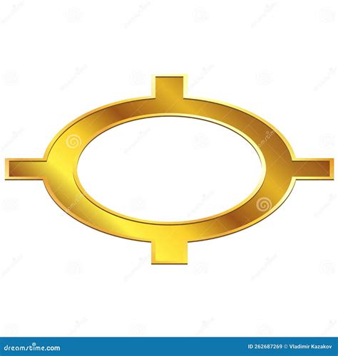 Universal Currency Sign Black Silhouette Front View Isolated On White