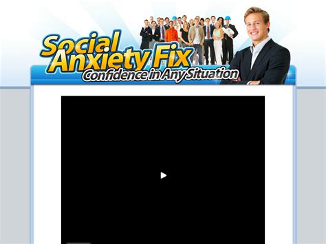 Social Anxiety Fix Self Help Guide