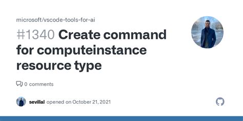 create command for computeinstance resource type · issue 1340