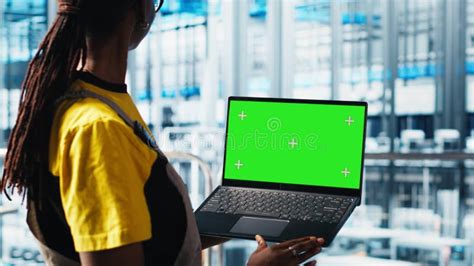 smart factory engineer implements automated workflows using mockup