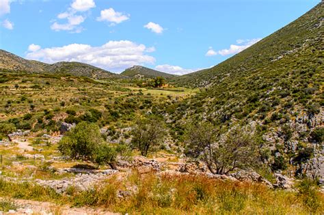 미케네 펠로폰네소스 반도 그리스 그리스 문명의 중심의 고 대 유적 미케네는 그리스에서 유명한 고고학 사이트입니다 유네스코 세계 유산 사이트 0명에 대한 스톡 사진 및 기타