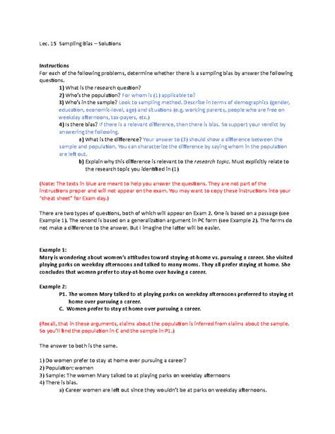 Lec 15 Sampling Bias Solutions Lec 15 Sampling Bias Solutions