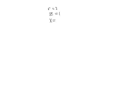 solved find a parameterization for the curve the circle of radius 2