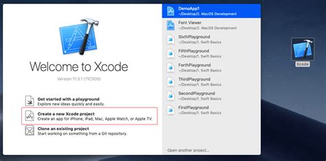 Create Hello World Macos App Devindeep