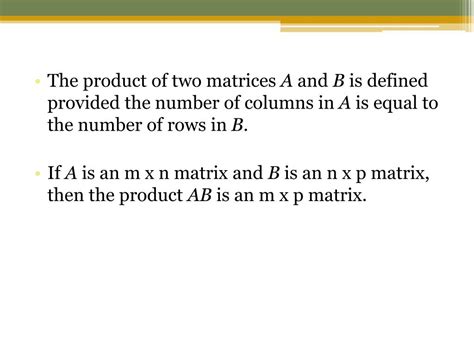 PPT 13 4 Product Of Two Matrices PowerPoint Presentation Free Download ID 5601404
