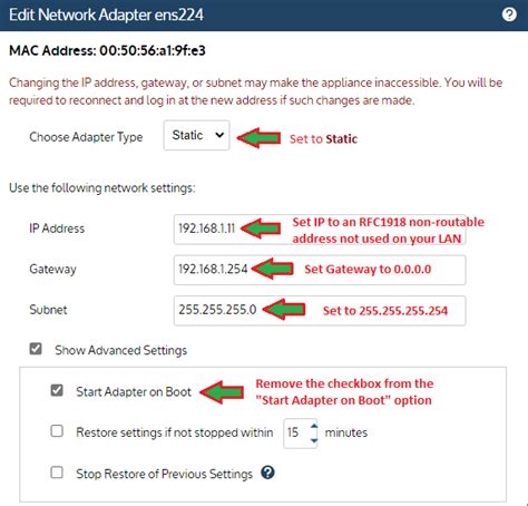 How To Disable An Unused Network Interface To Prevent Conflict Or Accidental Routing Kaseya