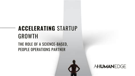accelerating startup growth the role of a science based people