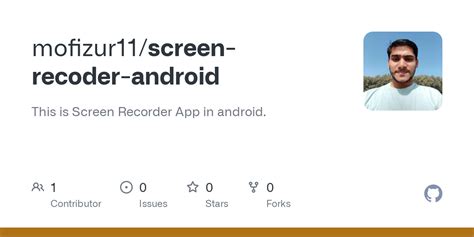 GitHub Mofizur Screen Recoder Android This Is Screen Recorder App In Android