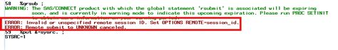 Sasconnect Conditional Programming Only If Not Already Signed On