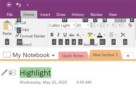 Microsoft Onenote Keyboard Shortcuts Freeloadsmassive