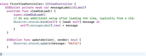 closures as observers in swift with the intrusion of swift in the
