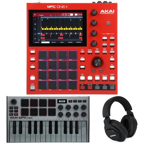 Akai Professional Mpc One Standalone Sampler And Sequencer With Grey Keyboard Contoller And