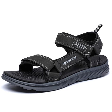 2022 Summer Beach Outdoor Sandals Men Black Sport Vicedeal
