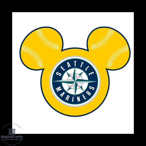 Seattle Mariners Baseball Mickey Mouse Disney Svg Sport Svg Inspire