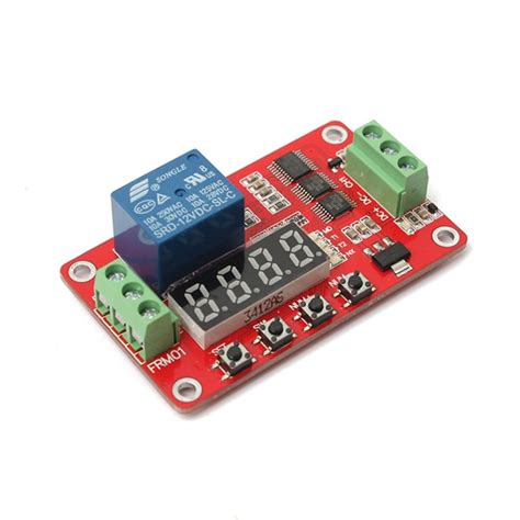 12v Dc Multifunction Self Lock Relay Plc Cycle Timer Module Delay Time Switch
