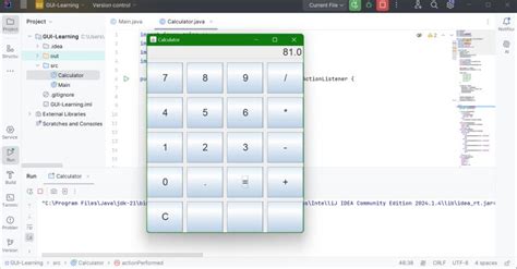 Milap Magar On Linkedin Java Programming Learningjourney Day25 Swing Gui Calculator Coding