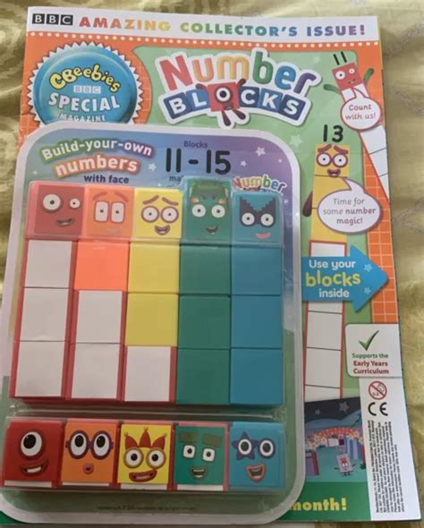 Cbeebies Special Numberblocks 142 Number Blocks 11 15 Makes 1 5 Too £17 50 Picclick Uk