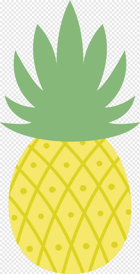 파인애플 일러스트 파인애플 확장 가능한 그래픽 옐로우 만화 파인애플 만화 캐릭터 음식 잎 Png Pngwing