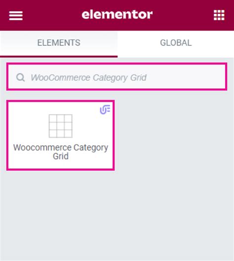 WooCommerce Category Grid Unlimited Elements For Elementor