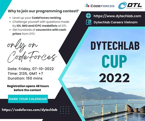 dytechlab careers vietnam [𝗗𝗧𝗟 𝗖𝗼𝗻𝘁𝗲𝘀𝘁] 𝗗𝗬𝗧𝗘𝗖𝗛𝗟𝗔𝗕 𝗖𝗨𝗣 𝟮𝟬𝟮𝟮 𝗢𝗡