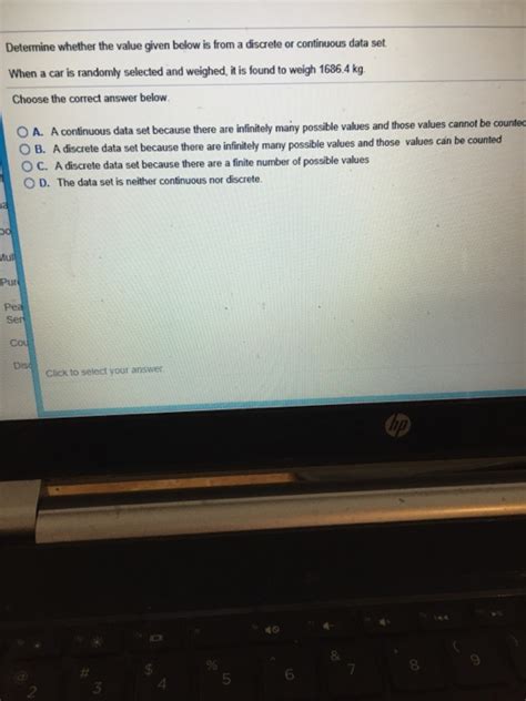 Solved Determine Whether The Value Given Below Is From A Chegg