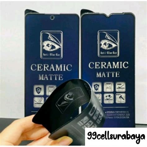 Jual TG Anti Gores Ceramic Anti Blue Matte Xiaomi Redmi Redmi A Redmi C Dll