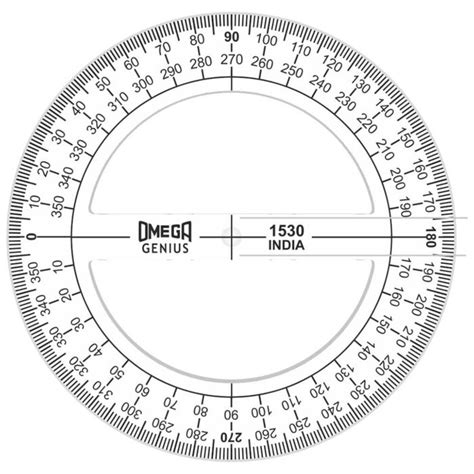 Omega Circular Protractor 15cms Buy Books Online At Best